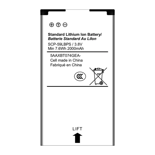 Batteria SCP-59LBPS per Kyocera Hydro Icon/Hydro Vibe 4G/C6725/C6730 ...